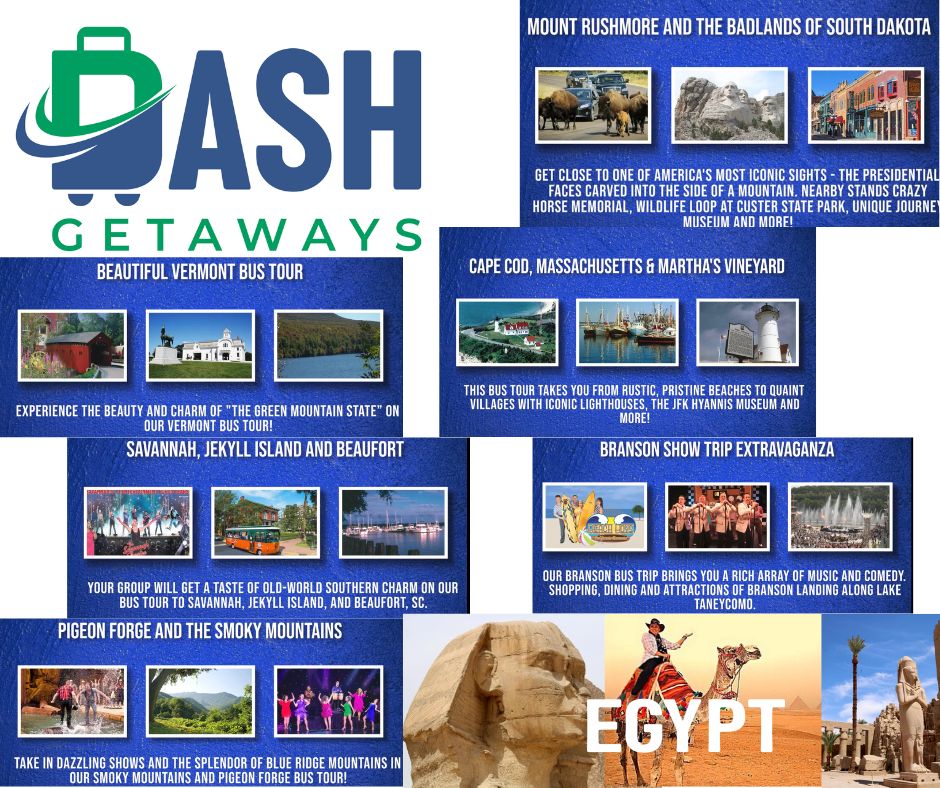 Charters – Dash Getaways - Travel Tours & Gift Shoppe